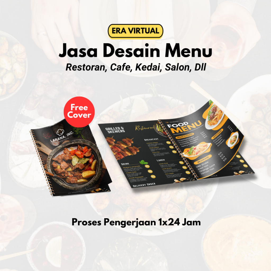 Jual Jasa Desain Menu | Desain Buku Menu | Menu Makanan, Minuman ...