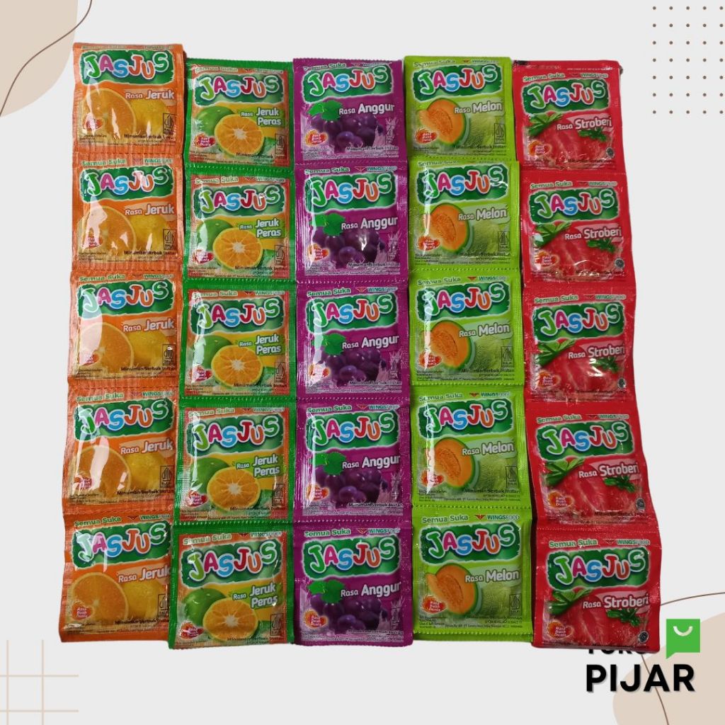 Jual JASJUS All Varian Kemasan Pack Rasa Anggur, Jeruk, Jeruk Peras ...