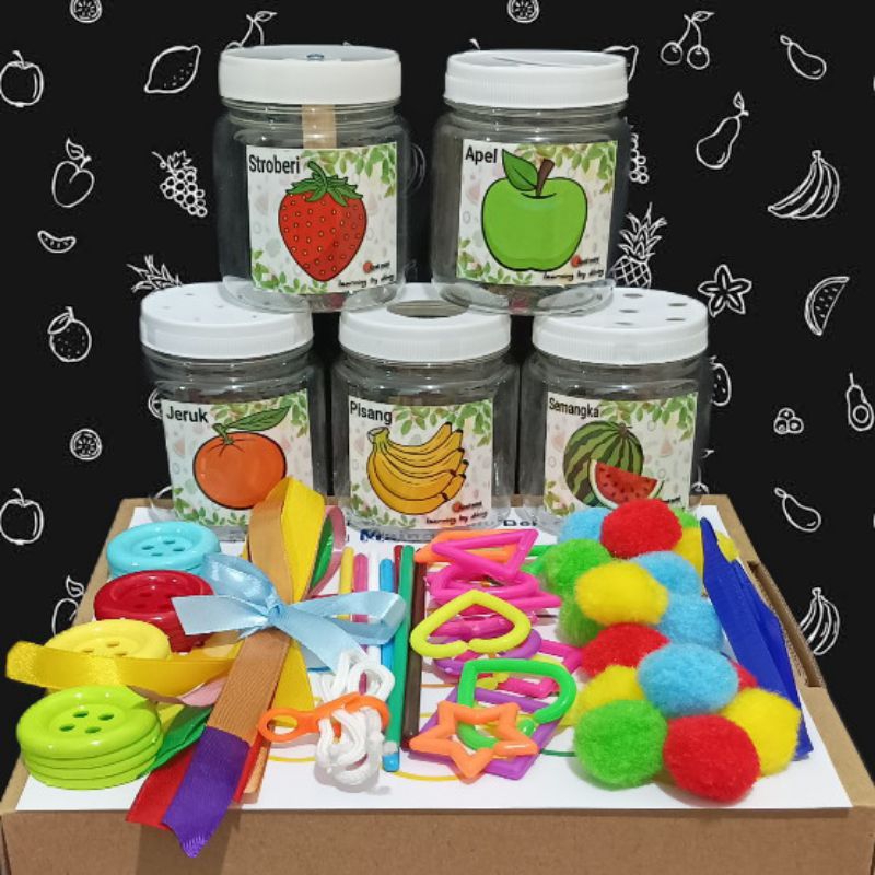 Jual Busyjar Busy jar 6 in 1 fruit edition | Shopee Indonesia