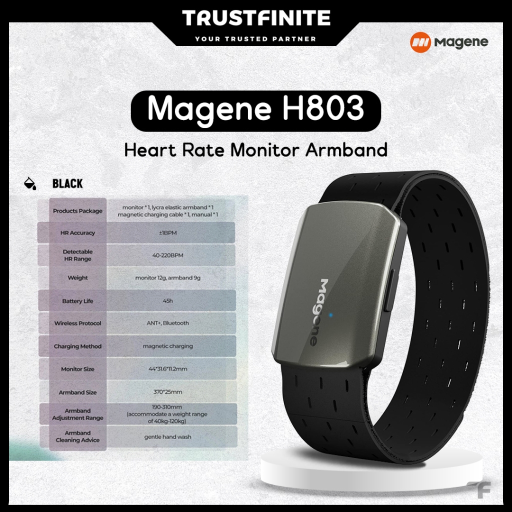 Jual Magene H803 Armband Heart Rate Monitor HRM [Bukan Magene HRM 80 ...