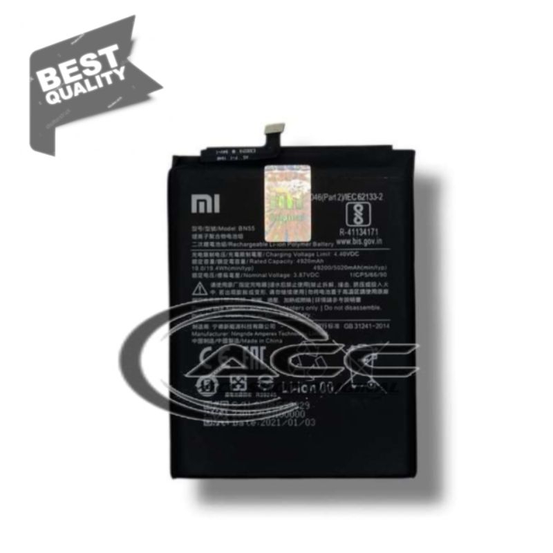 Jual Baterai Batre Xiaomi BN55 Redmi Note 9S Battery Model Kode BN-55 ...
