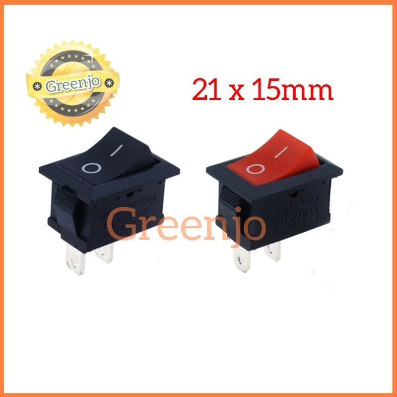 Jual Saklar Switch On Off 2 Pin Ukuran 21x15mm | Shopee Indonesia