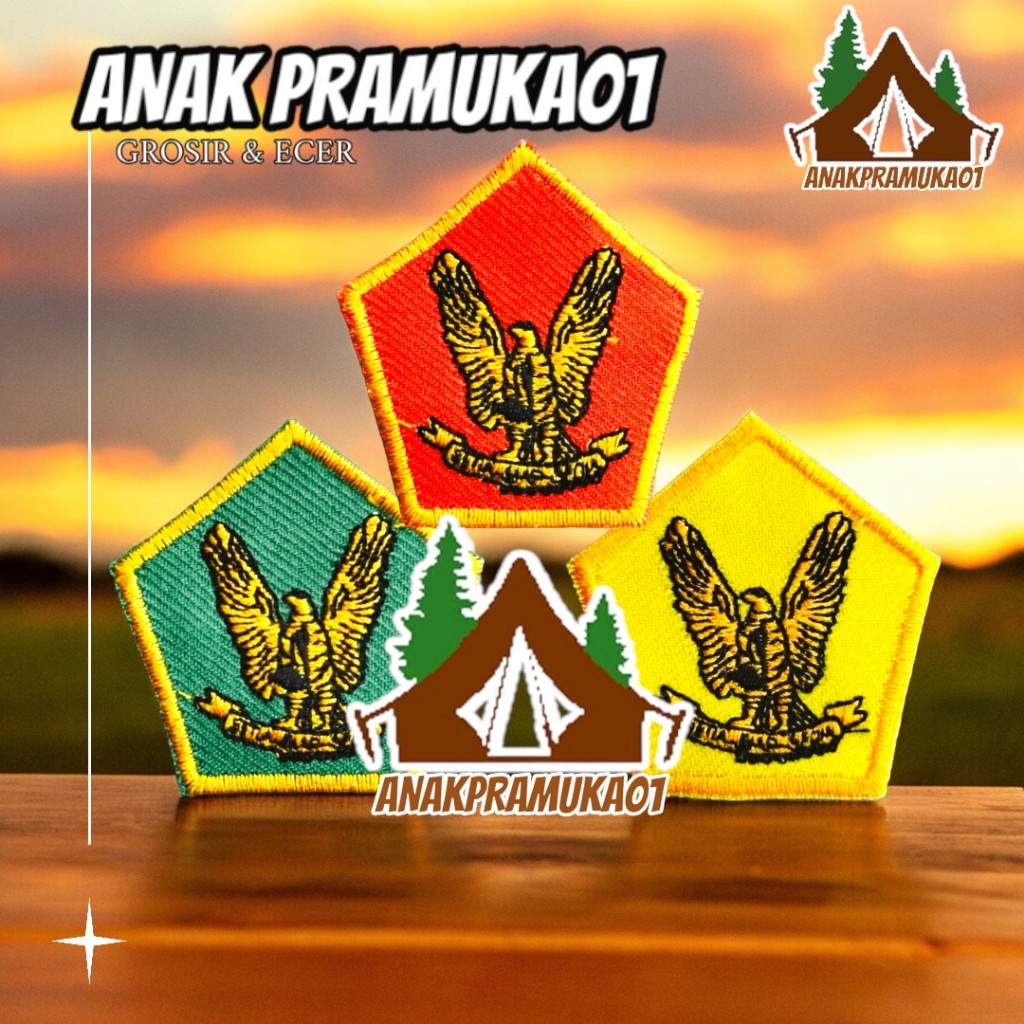 Jual Garuda bordir pramuka siaga penggalang penegak / bed garuda ...