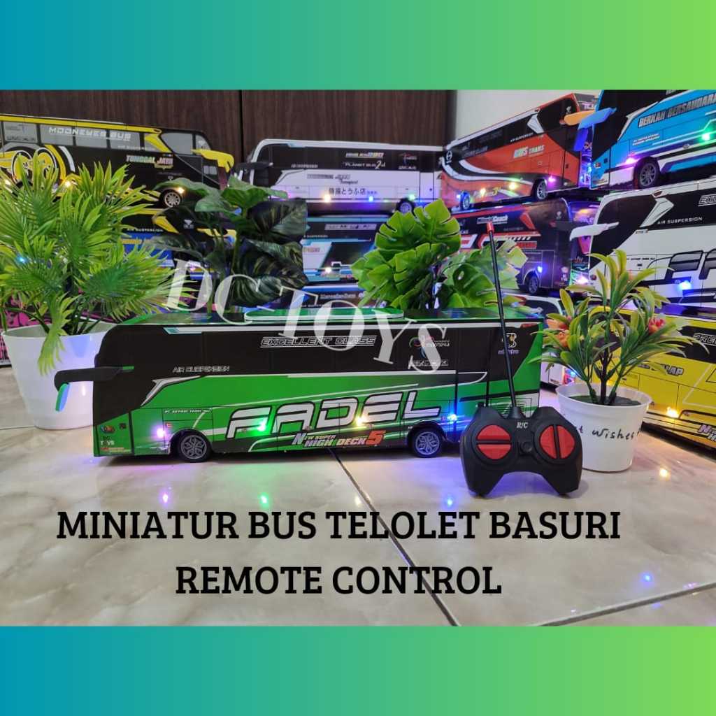 Jual BUS TELOLET BASURI REMOT CONTROL MAUDI FADEL JB5 BUS MAINAN ANAK TERBARU | Shopee Indonesia