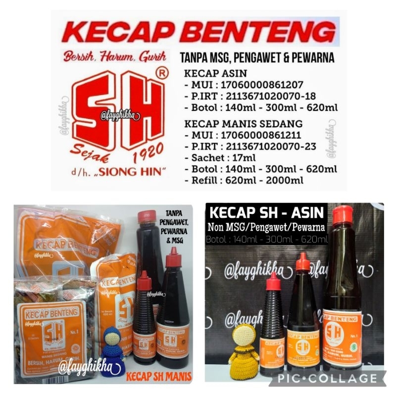 Jual KECAP SH BENTENG : BOTOL 300ml | Shopee Indonesia