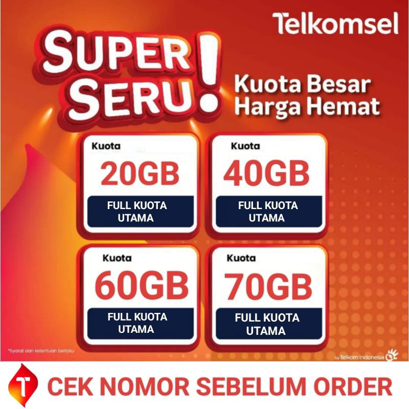 Jual Promo Paket Telkomsel Murah Full 24 jam kuota Nasional | Kuota Telkomsel murah | Shopee ...