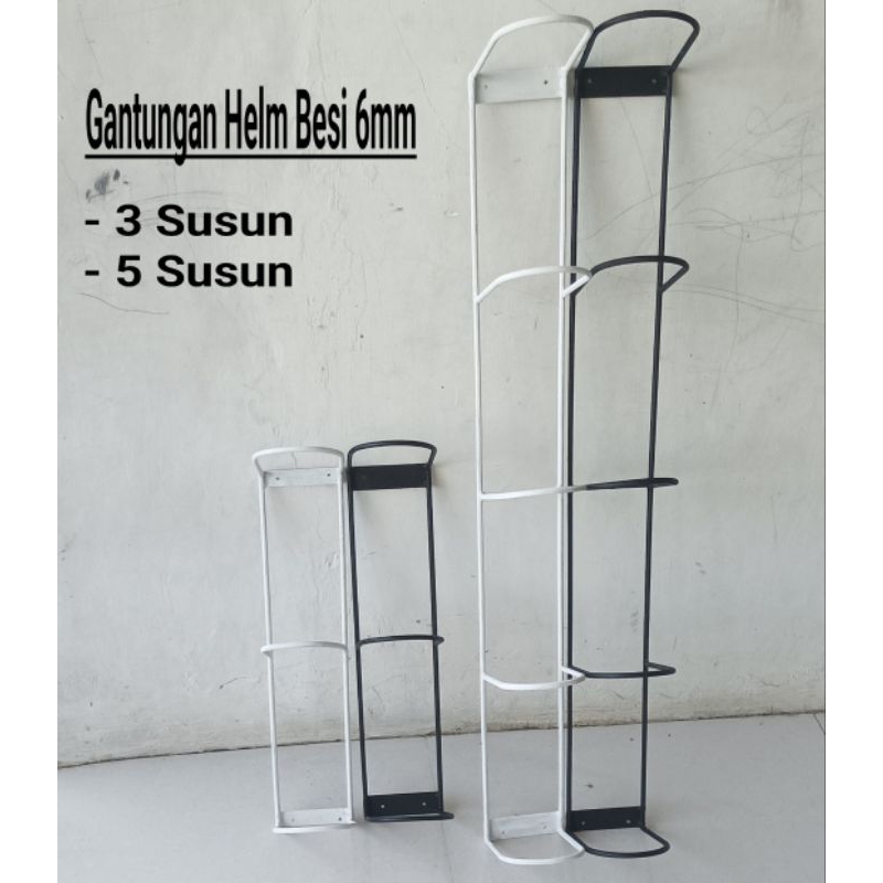 Jual Rak Gantungan Helm Topi Susun Tempel Dinding | Shopee Indonesia