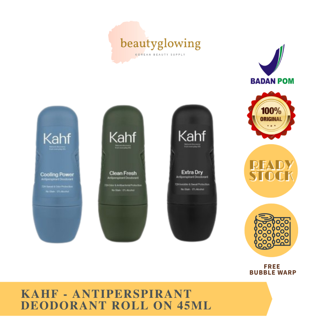 Jual KAHF - Antiperspirant Deodorant Roll On 45ml | Shopee Indonesia