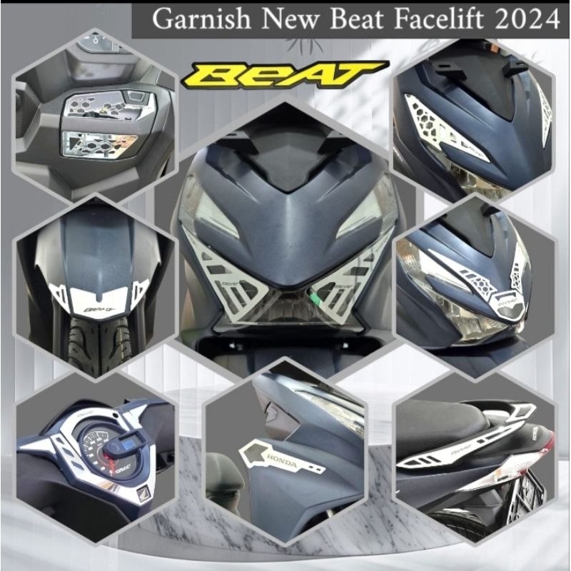 Jual aksesoris Garnish Untuk Motor Honda New Beat 2024 aksesoris Beat ...
