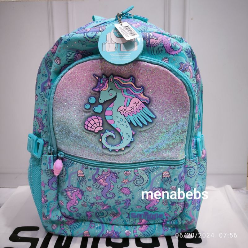 Jual Smiggle Backpack Classic Epic Seahorse original SALE | Shopee ...