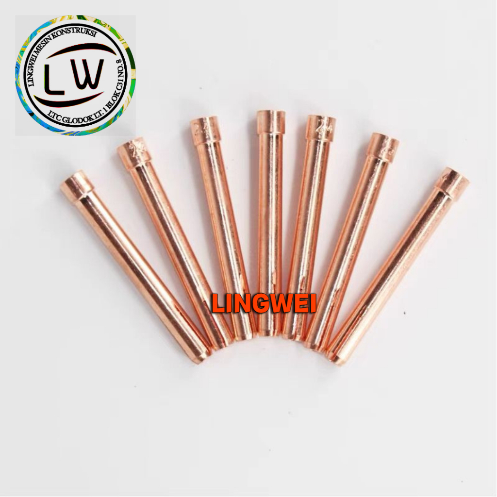 Jual COLLET ARGON 1.6MM / COLLET TIG 1.6MM / COLLET LAS ARGON 1.6MM ...
