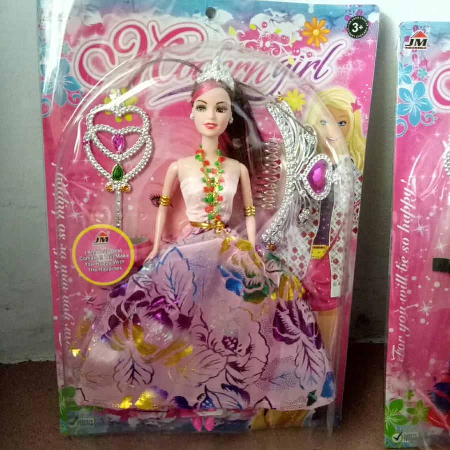 Jual Mainan Anak Boneka Barbie Princess Mahkota Putri Cantik Lucu Dan ...