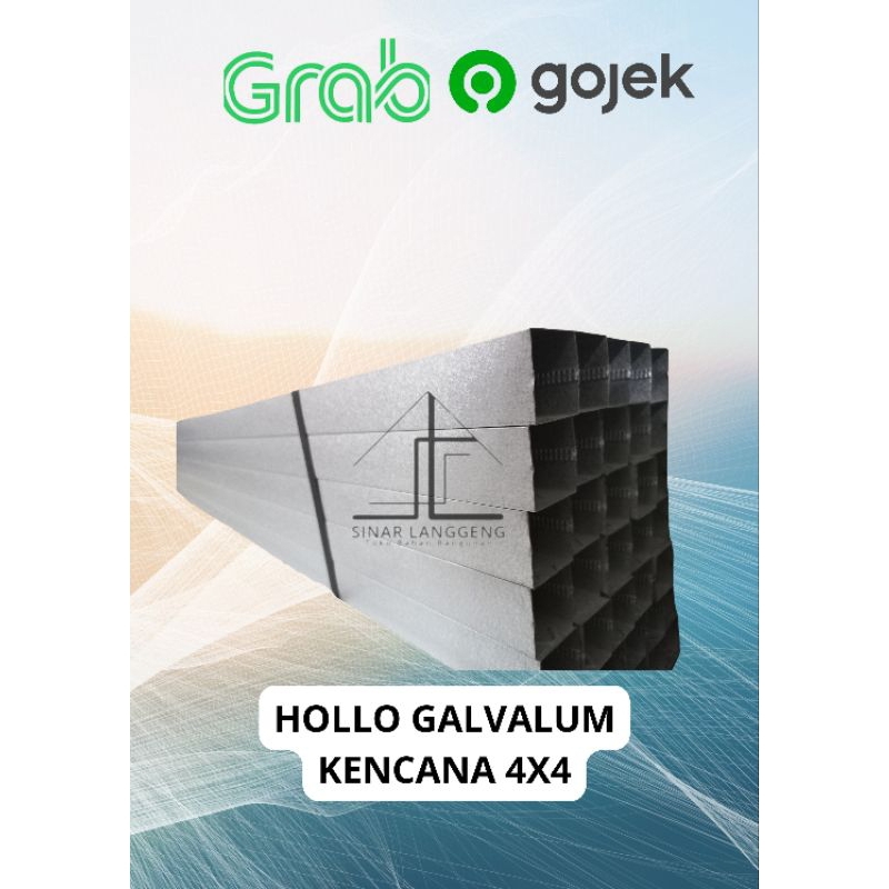 Jual (Min order 10btg)HOLO HOLLOW KENCANA 4X4 FULL 4 METER GALVALUM ...