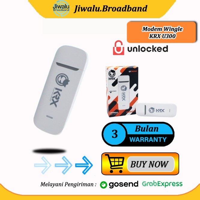 Jual Modem Wifi Stick Wingle KRX U300 4G LTE 3 in 1 | Shopee Indonesia