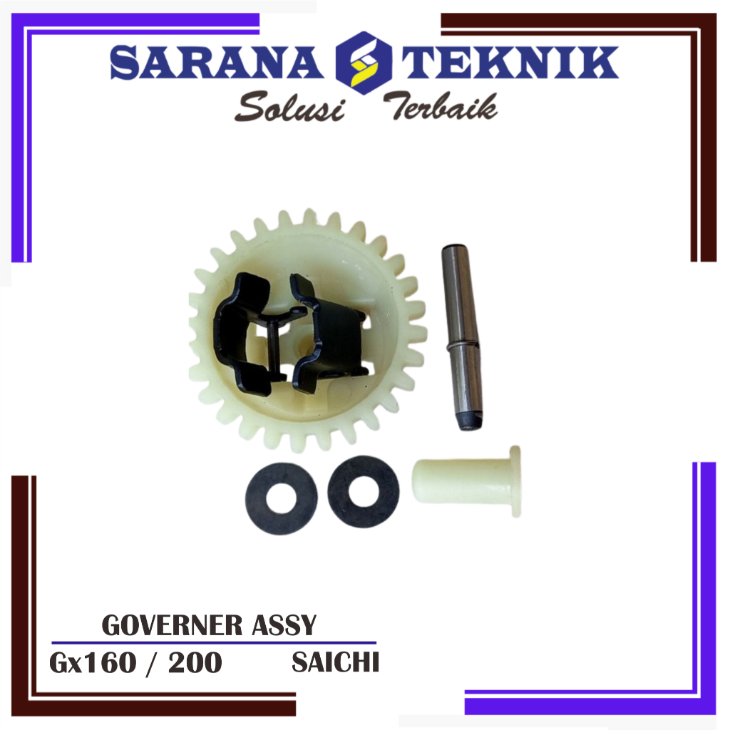 Jual GOVERNOR ASSY GX160 / 200 SAICHI (GIGI GOVERNER KOMPLIT) | Shopee ...