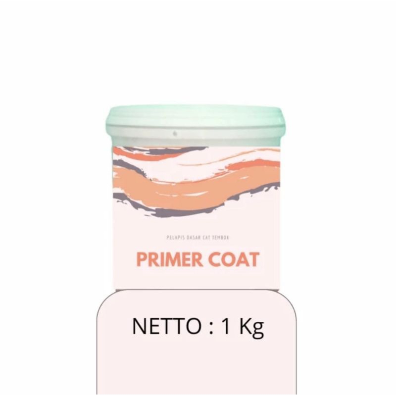 Jual Primer coat Cat dasar tembok warna putih 1 kg | Shopee Indonesia