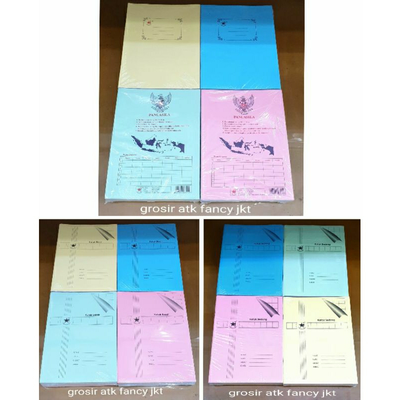 Jual ( 10 Buku ) Buku Tulis Kotak Sedang Besar Mandarin TK Bintang Obor ...