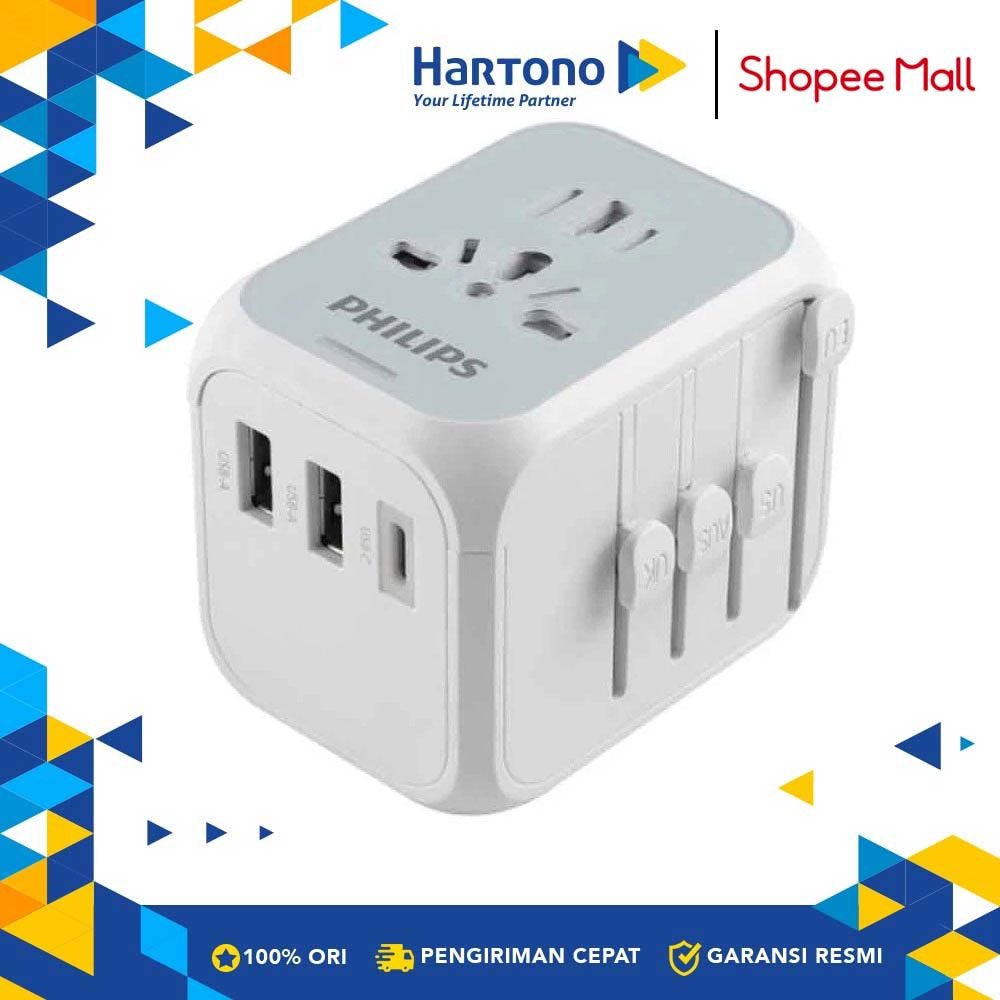 Jual Philips Quick Charge Travel Adaptor White SPN3351WK | Shopee Indonesia