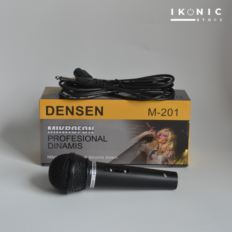 Jual IKONIC Microphone 201 Mic kabel Mic Dinamis Original | Shopee ...