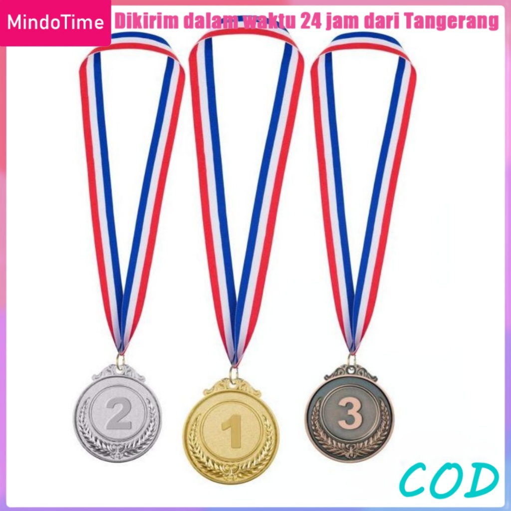 Jual Medali Warna Emas Perak Perunggu/Logam Medali/Kejuaraan Medali ...