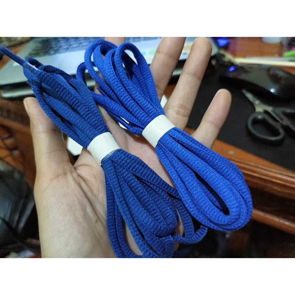 Jual SHOE LACE TALI SEPATU BULAT OVAL TEBAL 100CM MERAH HIJAU BIRU UNGU ...