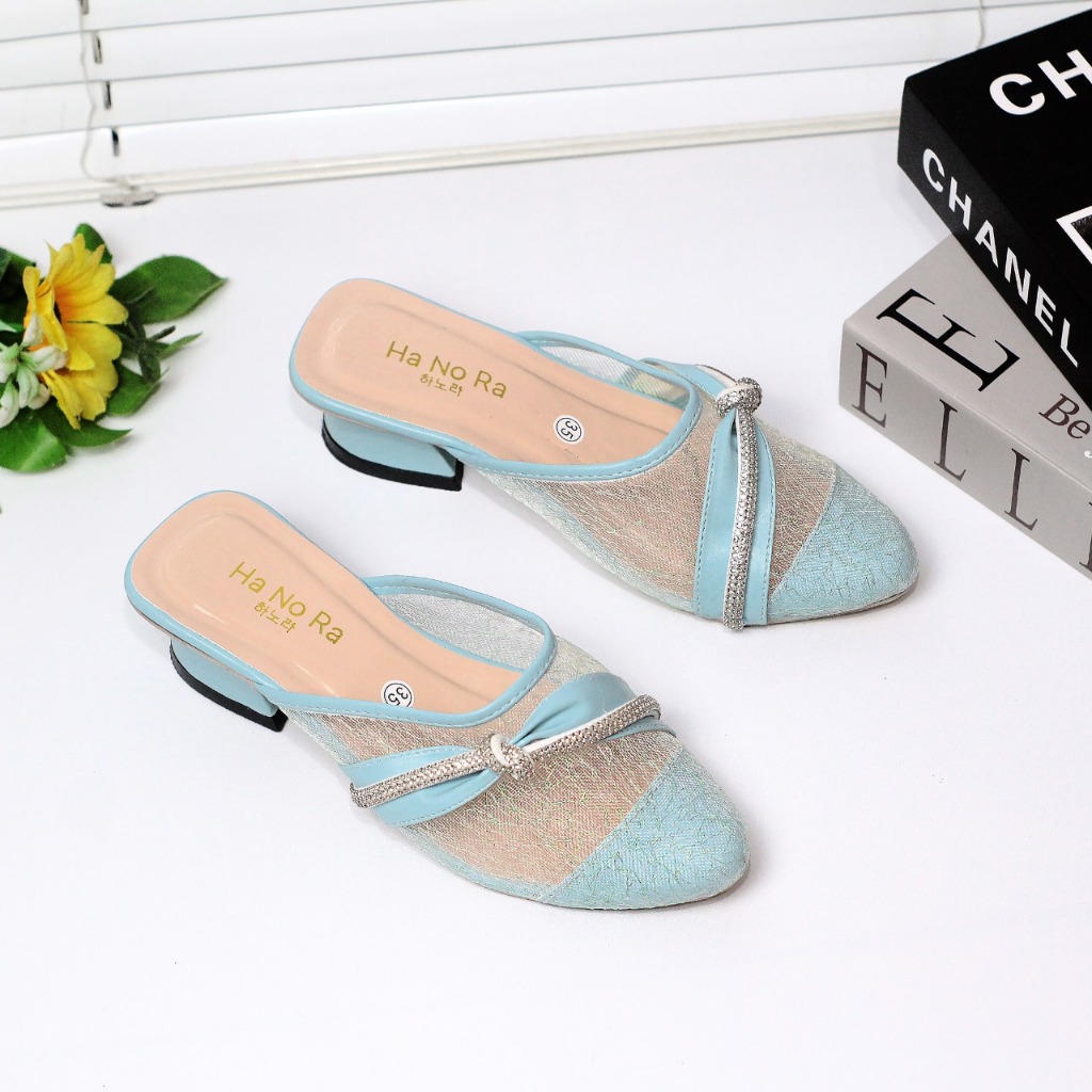 Jual Vynscollection Sandal Hak Anak Perempuan Brukat Jala Heels 3 Cm ...
