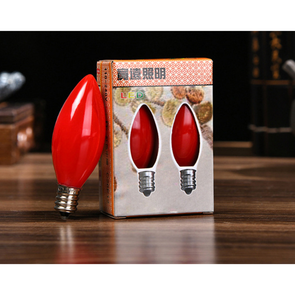 Jual Lampu Lilin Cabe Lombok LED Sembahyang Candle Lamp E12 Lampu Main ...