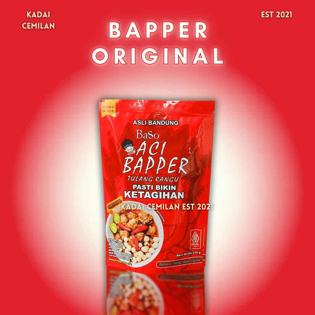 Jual Baso Aci Bapper Tulang Rangu Original 200Gr KADAI CEMILAN | Shopee ...
