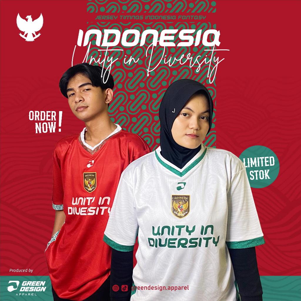 Jual L0G0 TIMBUL Jersey Fantasy TIMNAS Indonesia Batik Home 2024 Grade ...