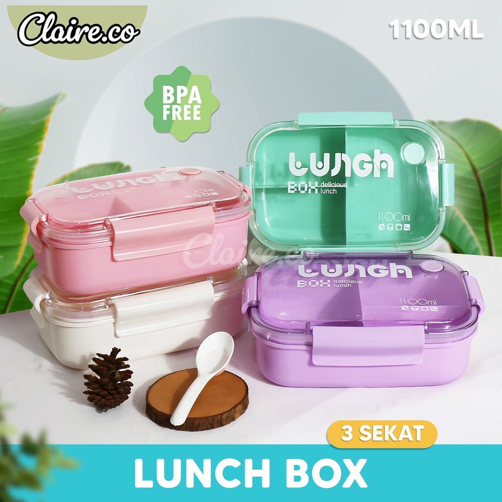 Jual HATAYASHOP-LUNCH BOX KEKINIAN /Lunch Box Kotak Makan 700ML 2 ...