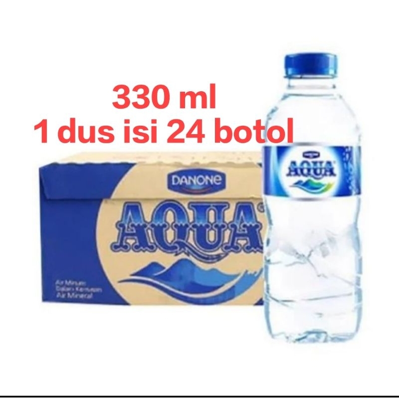 Jual AQUA 330 ml 1 DUS ISI 24 BOTOL | Shopee Indonesia