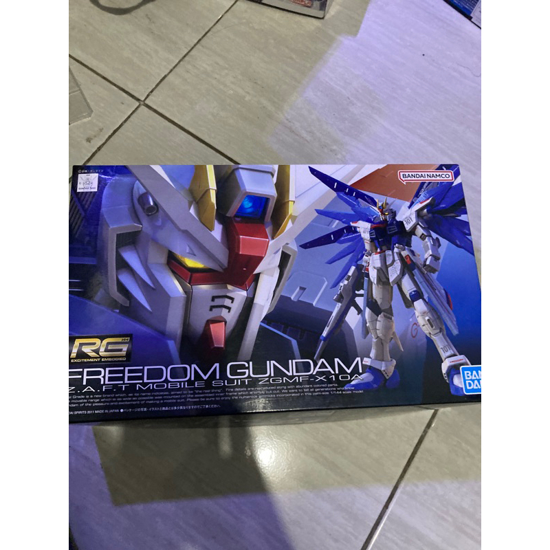 Jual rg freedom gundam bandai new | Shopee Indonesia