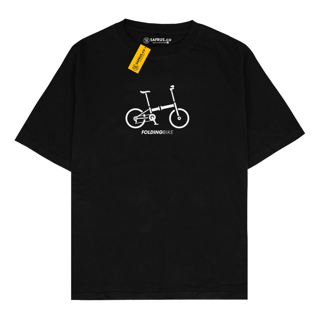 Jual Kaoshan Co - Kaos Baju Distro Sepeda Lipat Siluet Folding Bike ...