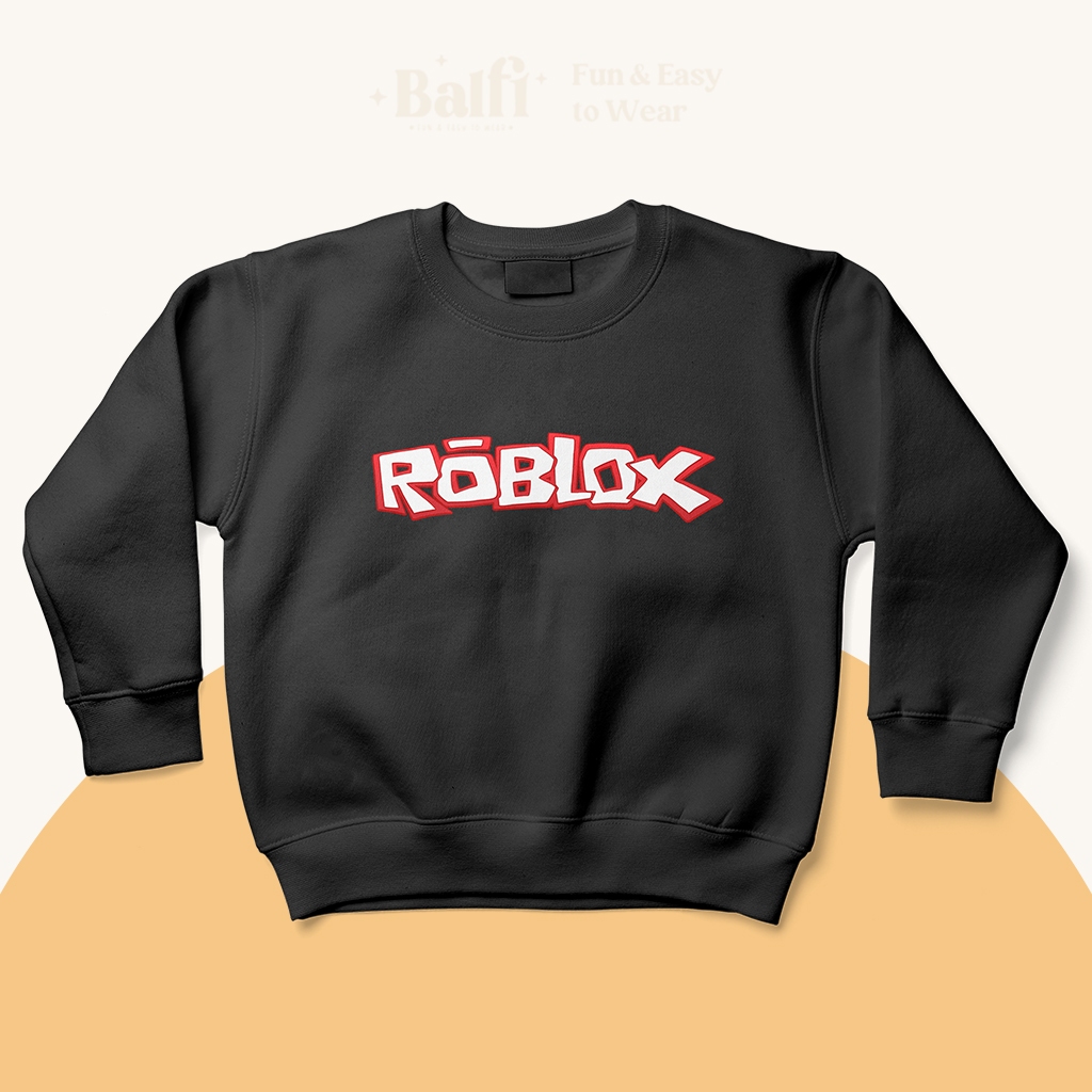Jual Sweater Roblox Crew Neck Anak Usia 1 - 5 Tahun | Shopee Indonesia