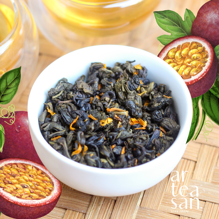 Jual Passion Frui-tea - Tea Blend / Teh Hijau Markisa / Loose Leaf Tea ...