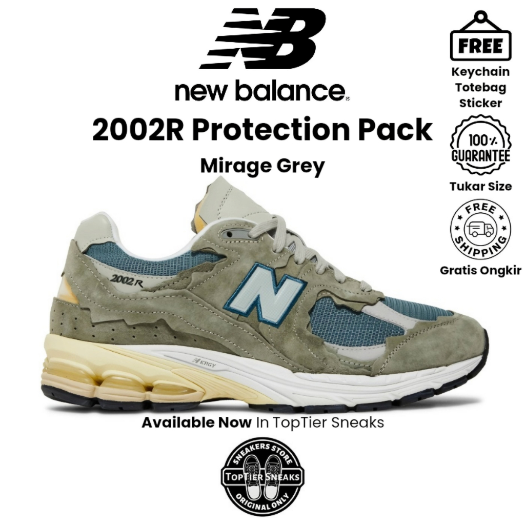 Jual New Balance 2002R NB 2002 R Protection Pack Mirage Grey M2002RDD ...