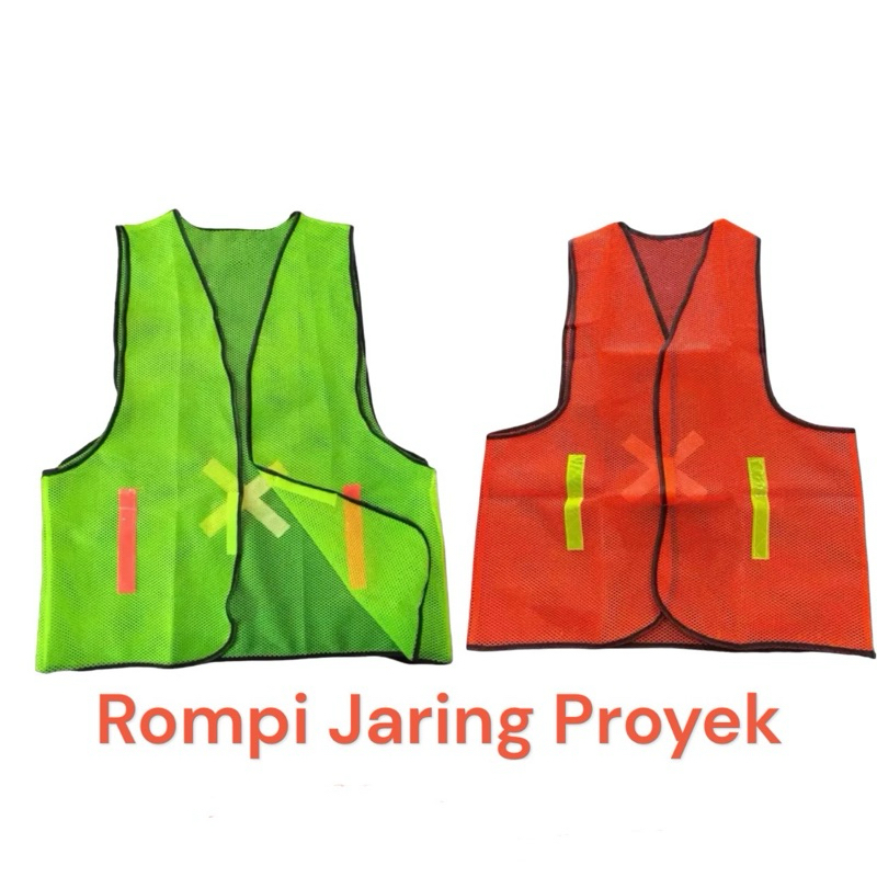 Jual Rompi JARING Safety Proyek Rompi Safety Jaring Murah | Shopee ...