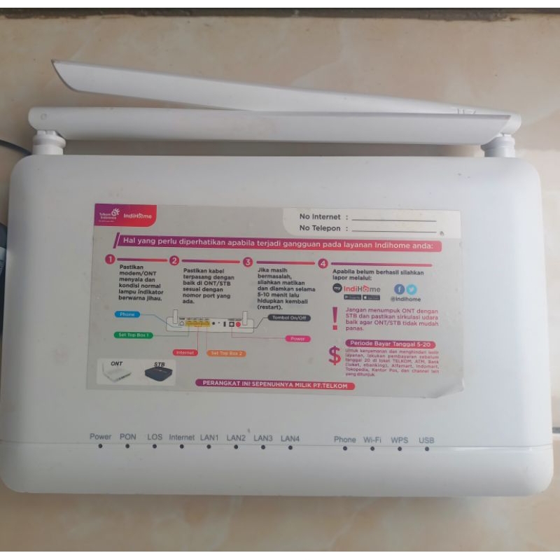 Jual ROUTER ZTE ZXHN F670L GPON ONT | Shopee Indonesia