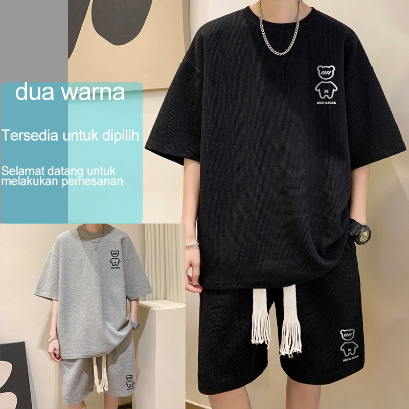 Jual dsKaos polos pria Kaos cowok kaos Setelan kaos pria one set Outfit ...