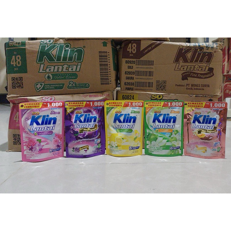 Jual SO KLIN LANTAI 52ML 1 DUS ISI 48PCS | Shopee Indonesia
