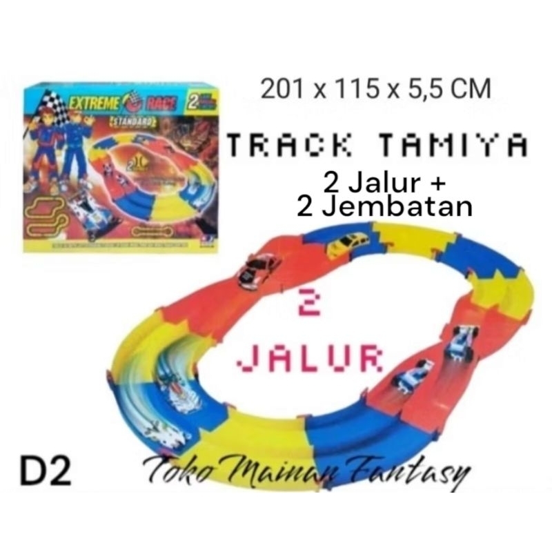Jual PROMO! TRACK TAMIYA 3 JALUR / JALAN TAMIYA / JALUR TAMIYA / TAMIYA ...