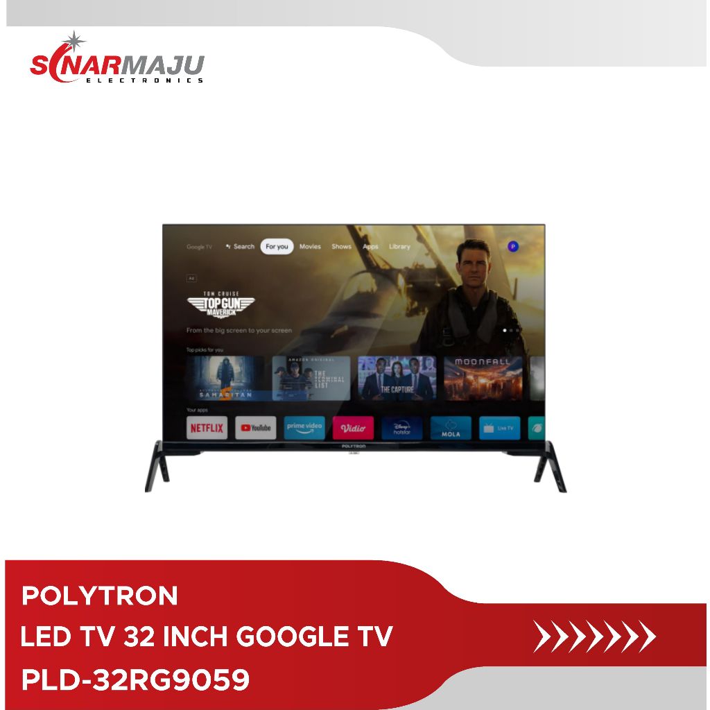 Jual LED TV 32 INCH POLYTRON HD READY GOOGLE TV SOUNDBAR PLD-32RG9059 | Shopee Indonesia