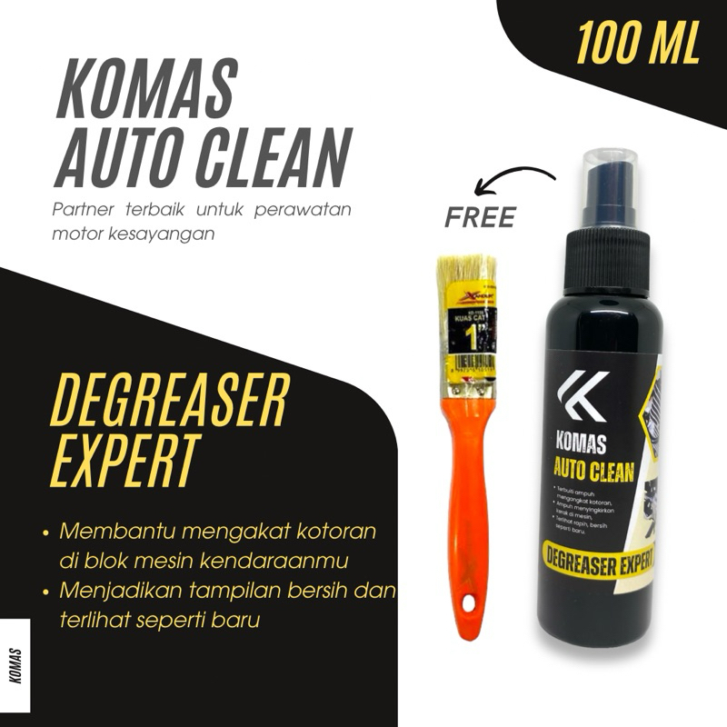 Jual Komas Degreaser Expert 100ml Engine Degreaser pembersih blok mesin ...