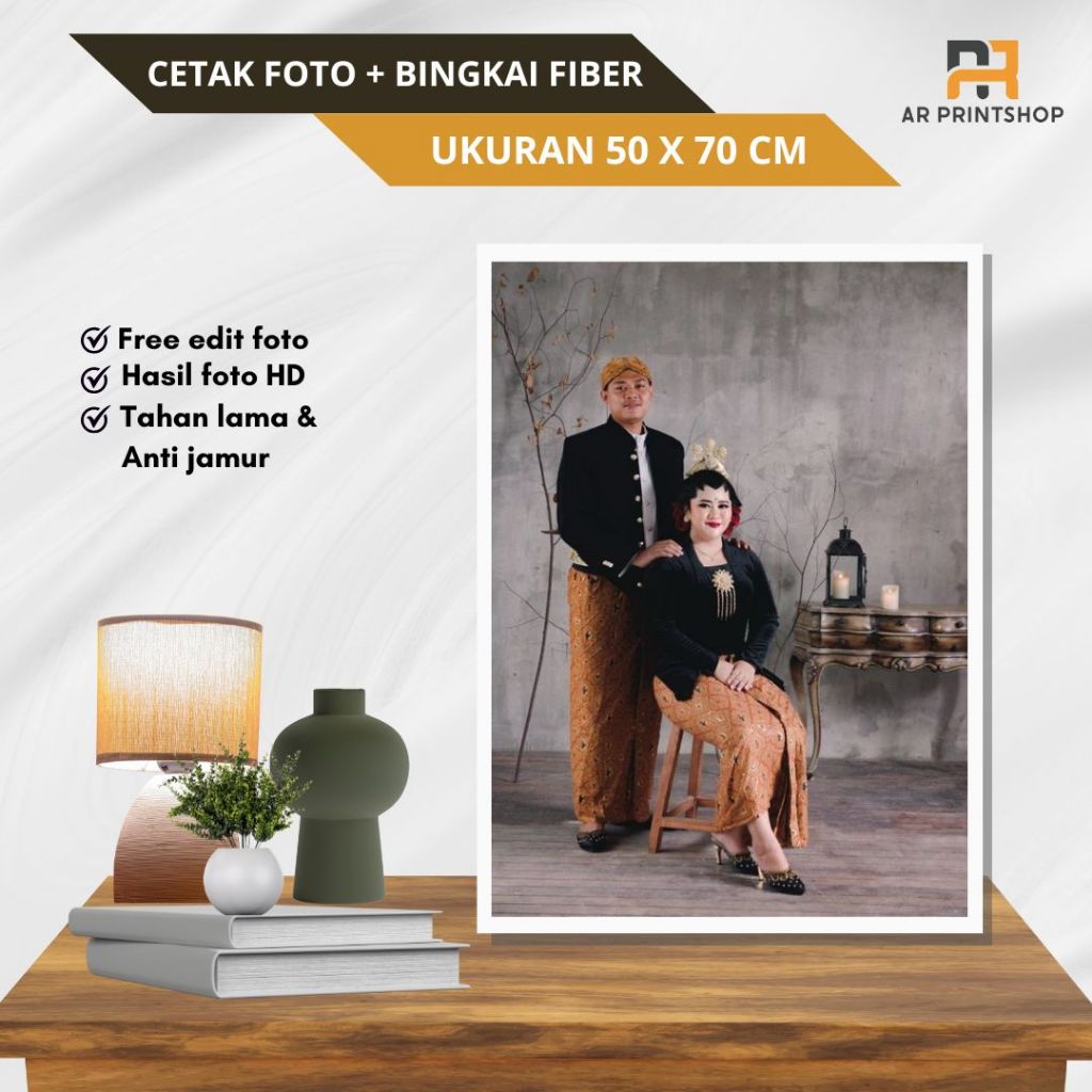 Jual CETAK FOTO 20R 50X70cm + BINGKAI FIBER FIGURA ,Cetak Foto Bingkai ,Cetak Foto Custom, Cetak ...