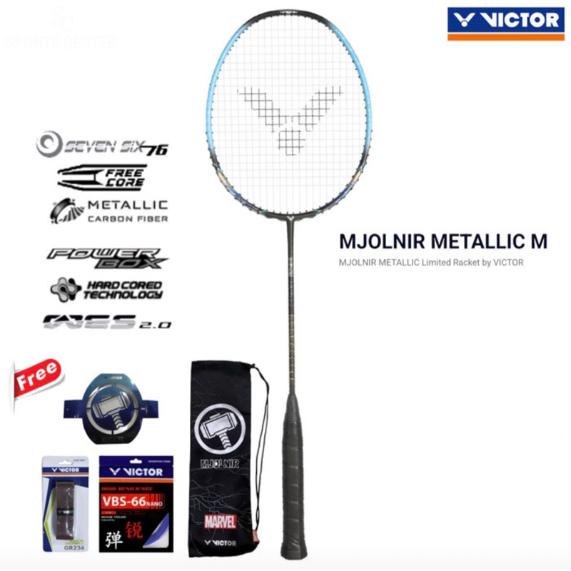 Jual Raket Badminton Victor Thor Mjolnir Metallic X Marvel M Limited ...