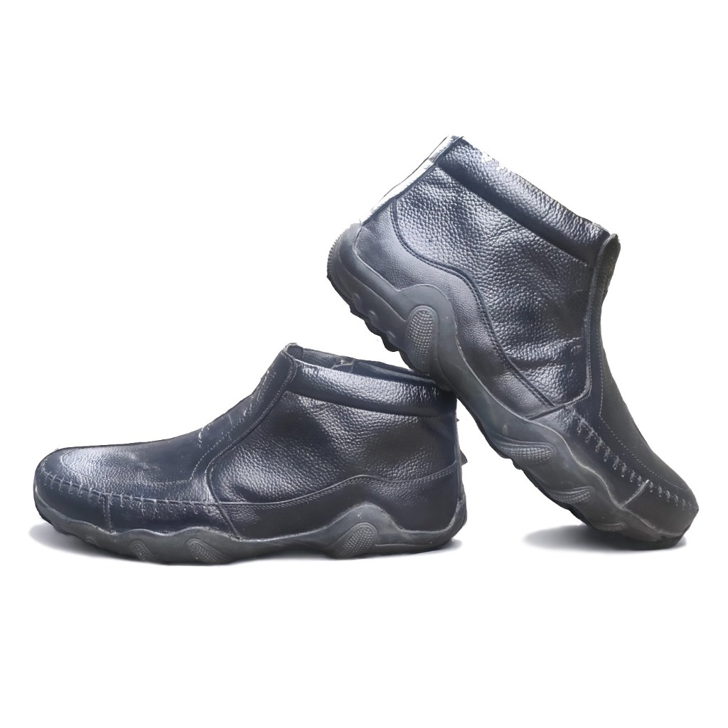 Jual Sepatu Pansus Kulit Pria Semi Boots Casual Kerja Kantor Jalan ...