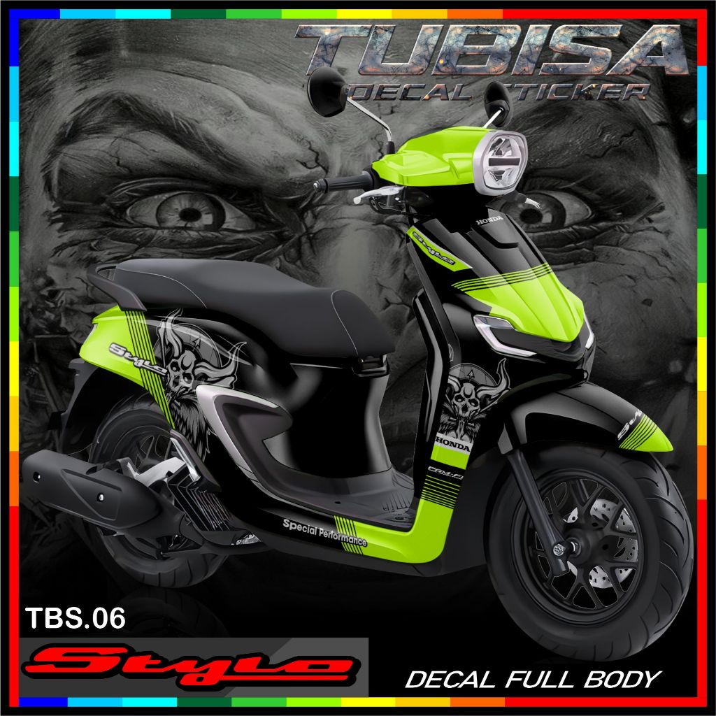 Jual STIKER DECAL HONDA STYLO 160 FULL BODY TBS.06 | Shopee Indonesia