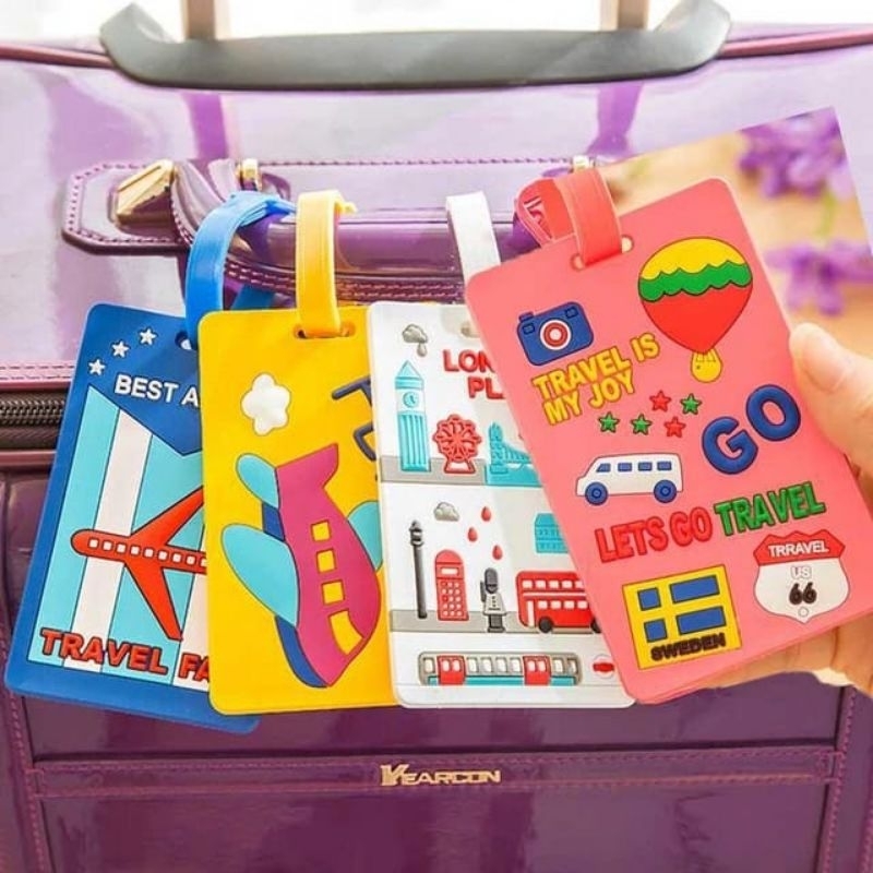 Jual luggage gantungan nama koper / name tag koper / name tag tas ...