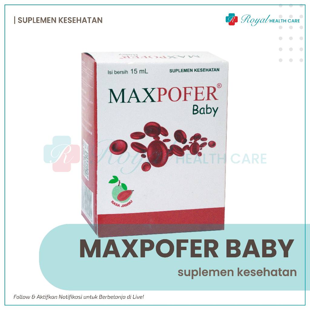 Jual MAXPOFER BABY 15 ML Untuk Membantu Memenuhi Kebutuhan Zat Besi ...