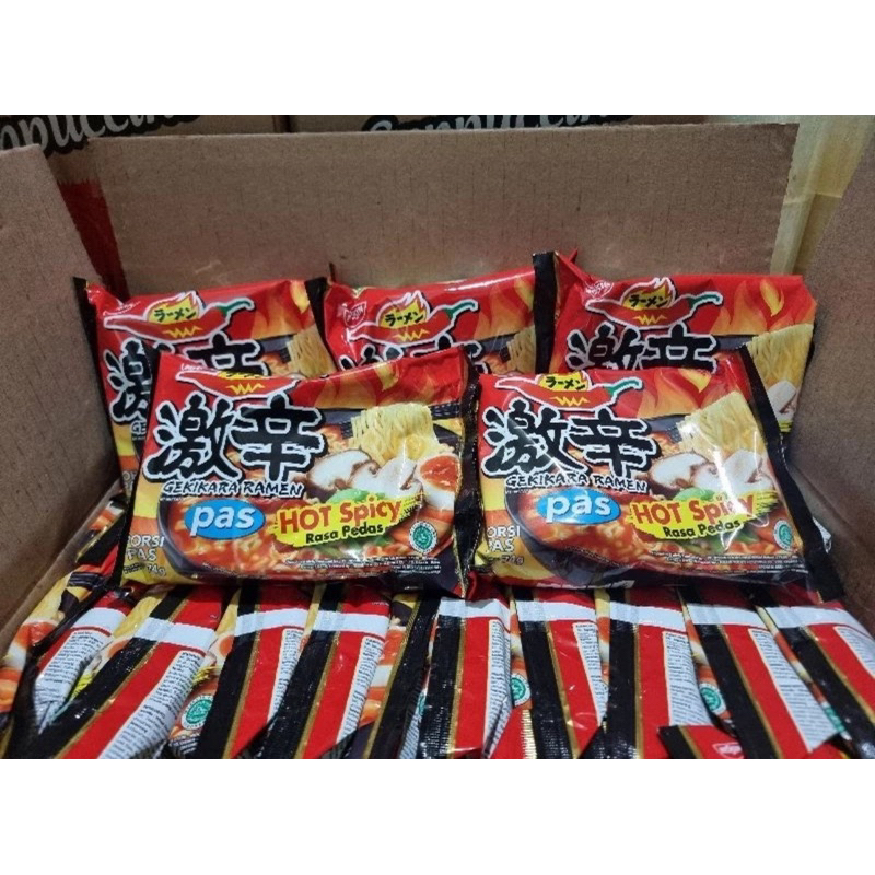 Jual Nissin Gekikara Ramen Hot Spicy / Rasa Pedas ( satu dus isi 30 ...